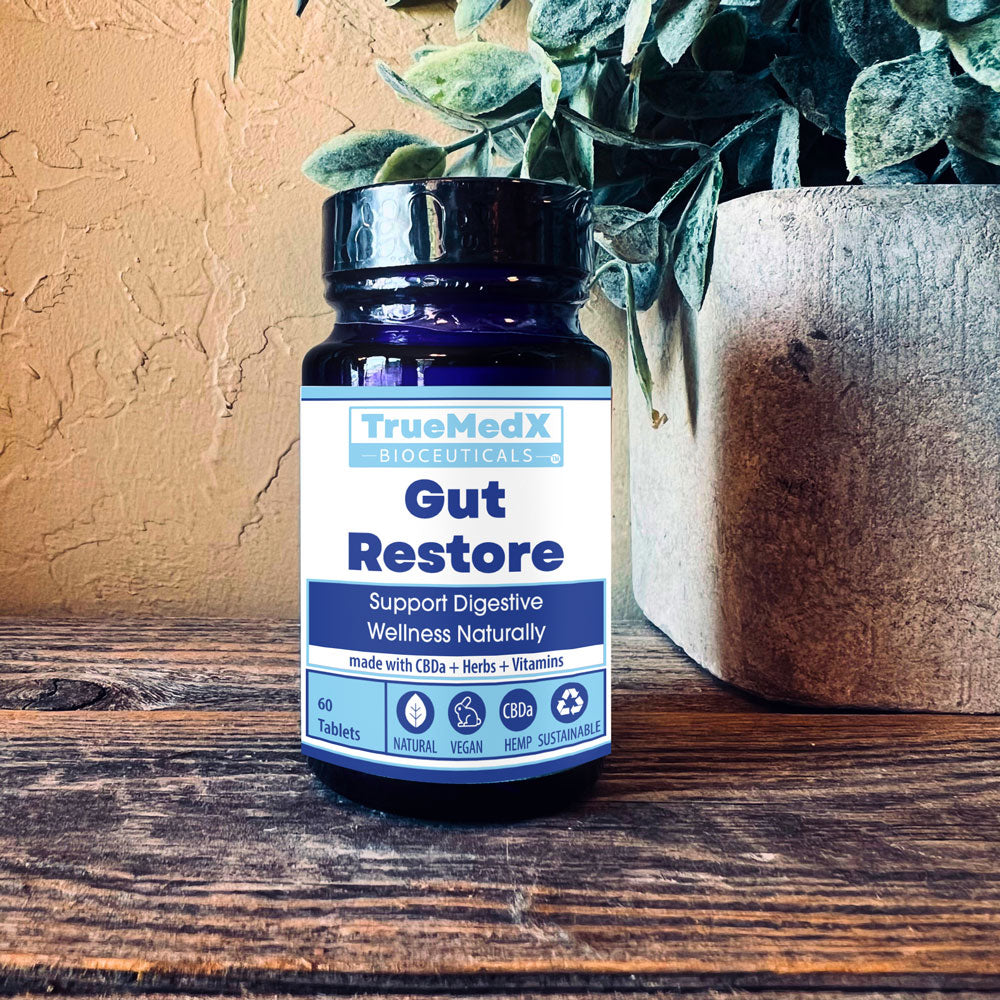 Gut Restore Tabs – Daily Microbiome & Gut Lining Support – TrueMedX Bioceuticals